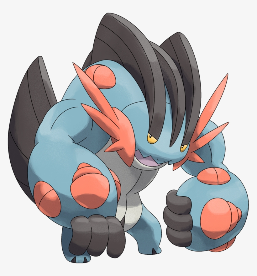 Mega Swampert Pokédex - Mega Swampert - 771x800 PNG Download - PNGkit