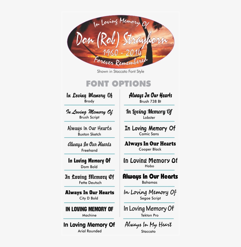 Sunset Beach Oval Decals & Magnets - Calligraphy - 400x762 PNG Download ...
