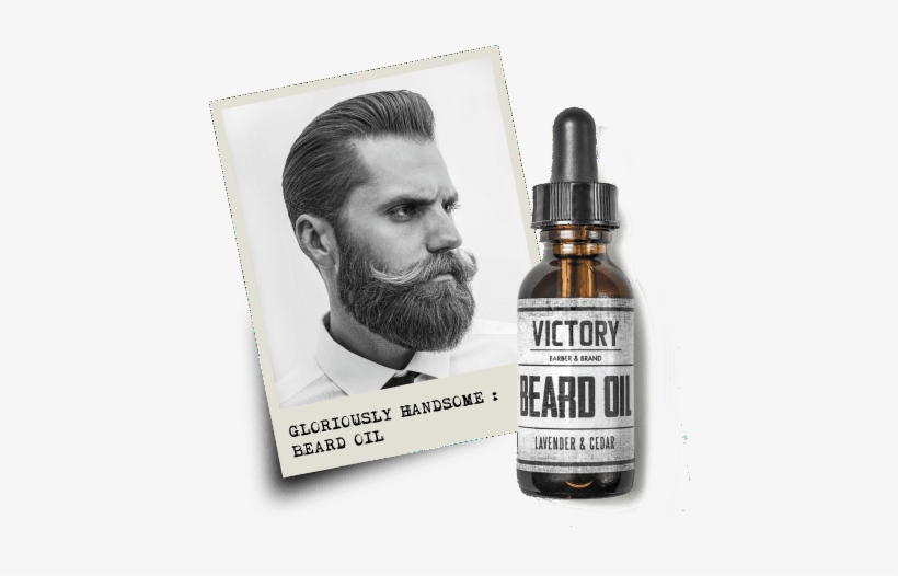 Victory Barber & Brand Beard Oil - Beard Oil - 455x460 PNG Download ...