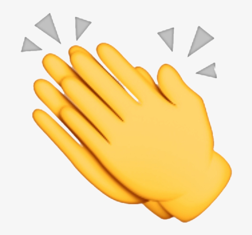 Download Transparent Clapping Emoji Png - Emoji Hands Clapping - PNGkit