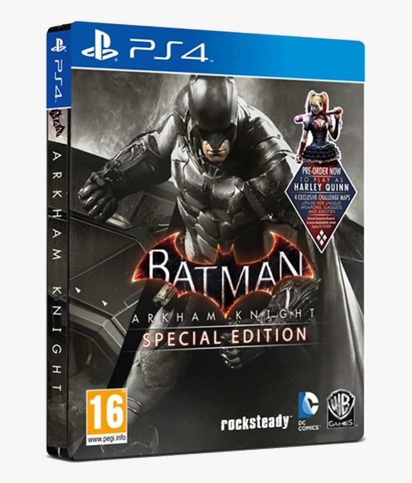 Batman Arkham Knight Special Edition Ps4 Game ( - 900x900 PNG Download - PNGkit