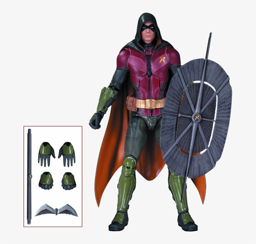 Arkham Knight - Arkham Knight Robin Figure - 669x700 PNG Download - PNGkit