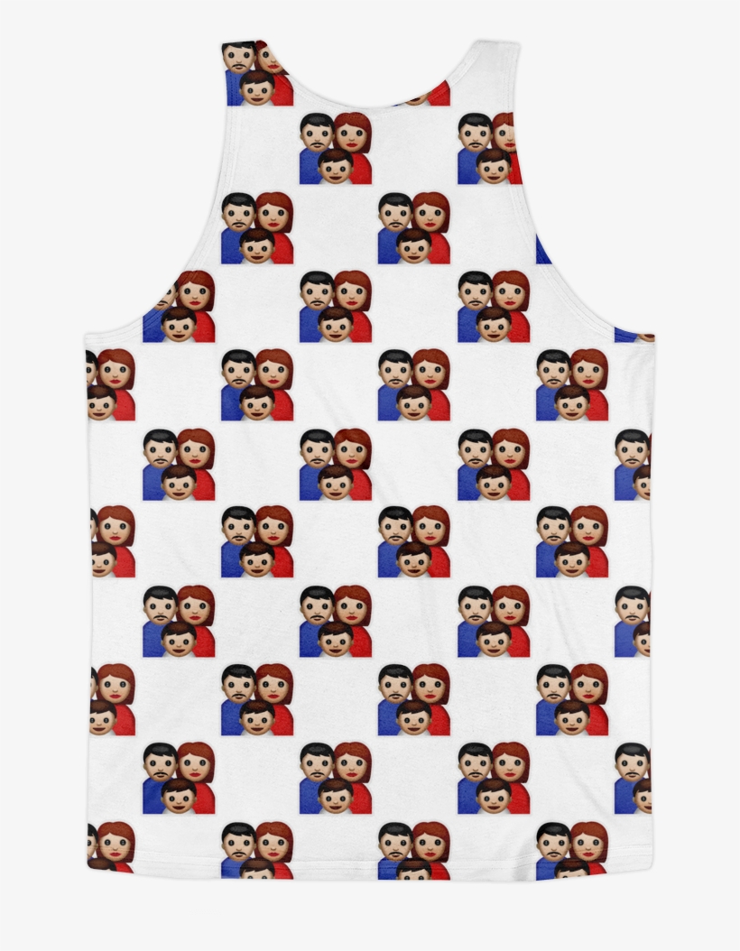 All Over Emoji Tank Top - Authentic Pro Checkerboard Navy - 1000x1000 ...