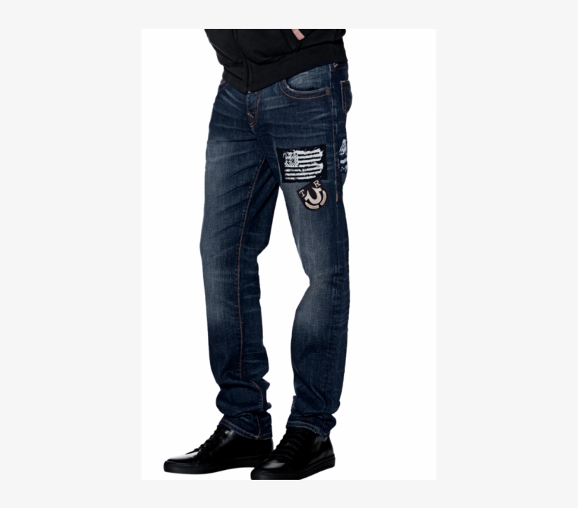 Nwt True Religion Sz31 Geno Patched Relaxed Slim N/flap - Pocket ...