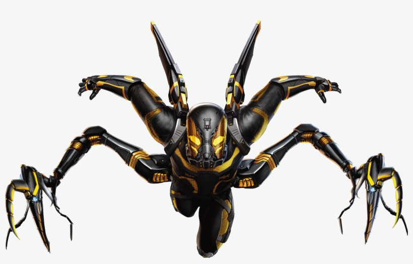 Yellowjacket - Hank Pym Wasp - 3000x1773 PNG Download - PNGkit