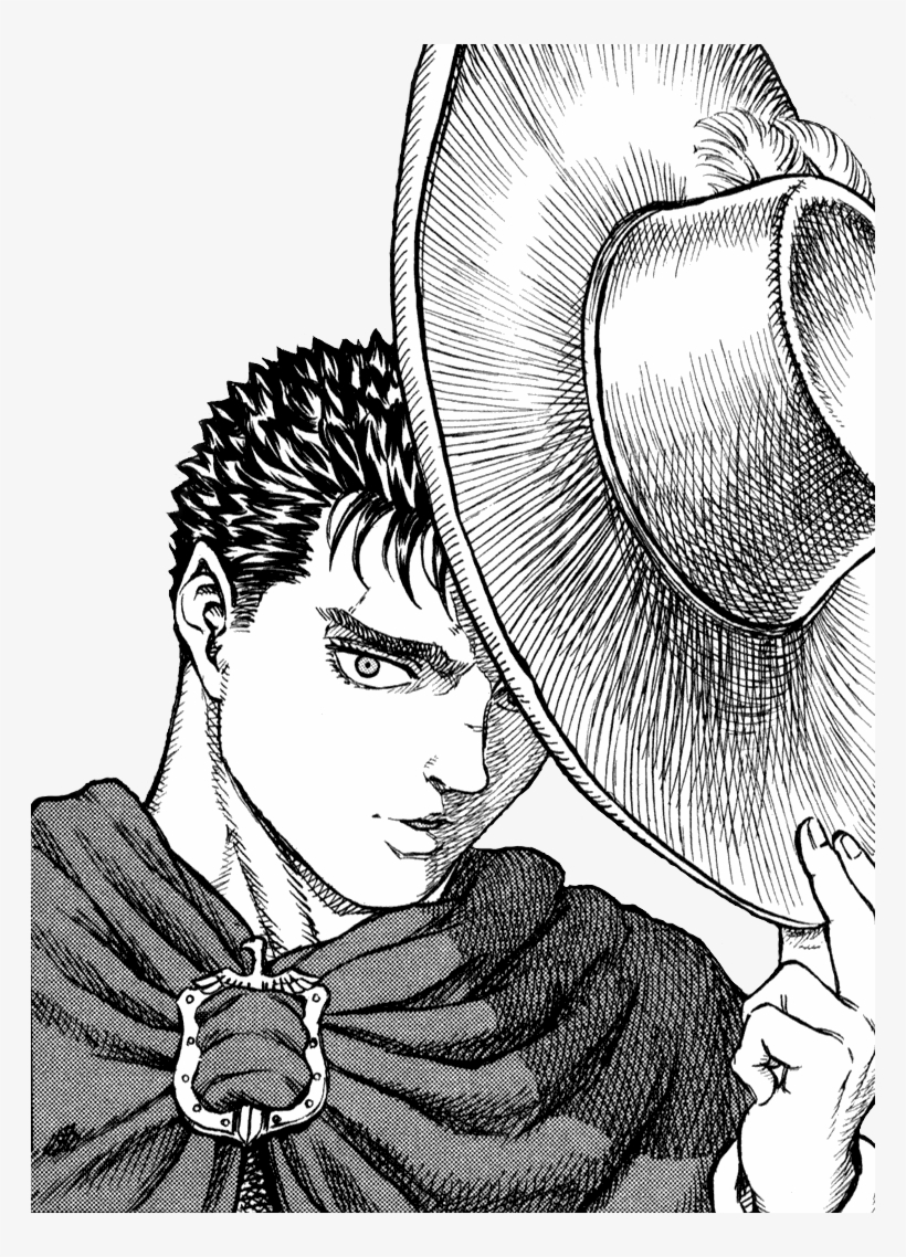 297kib, 764x1058, Guts - Guts Head Transparent Berserk - 764x1058 PNG ...