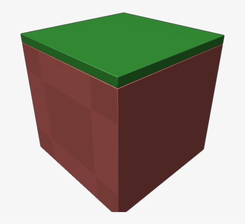 Proportional Grass Block To My Other Minecraft Objects, - Box - 768x768 ...