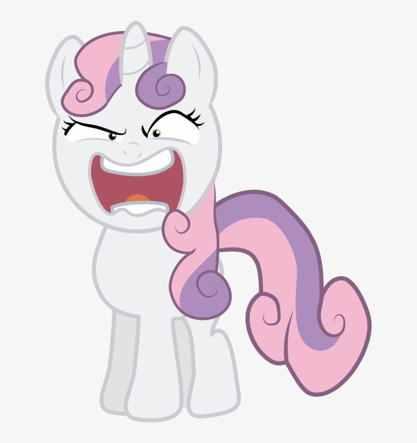 Mlp Sweetie Belle Angry - 643x791 PNG Download - PNGkit
