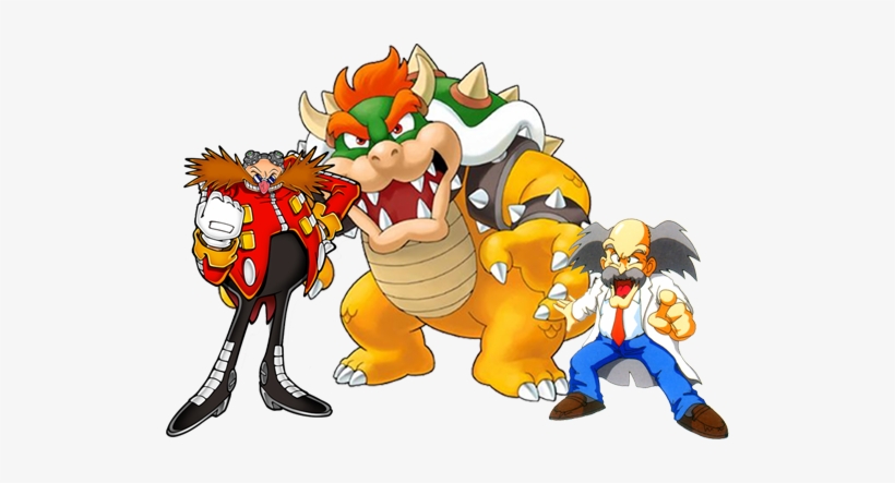 Bowser Vs Dr Eggman - Mario Luigi Wario Peach - 516x363 PNG Download ...