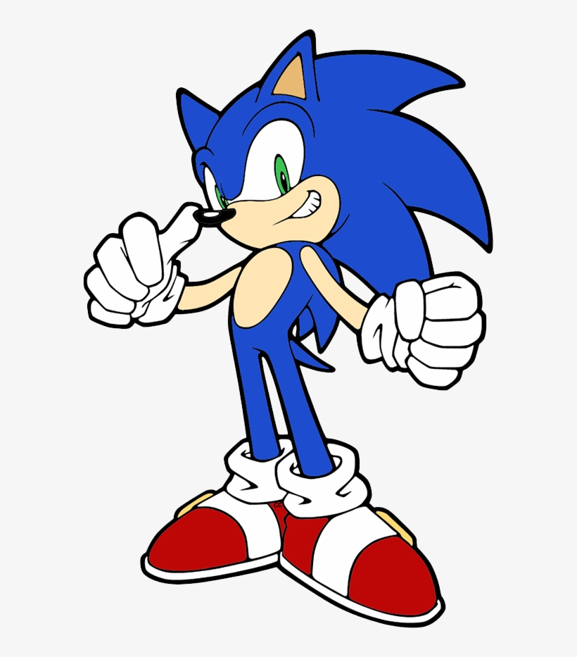 Hand Cartoon Clipart - Sonic The Hedgehog Clipart - 589x853 PNG ...