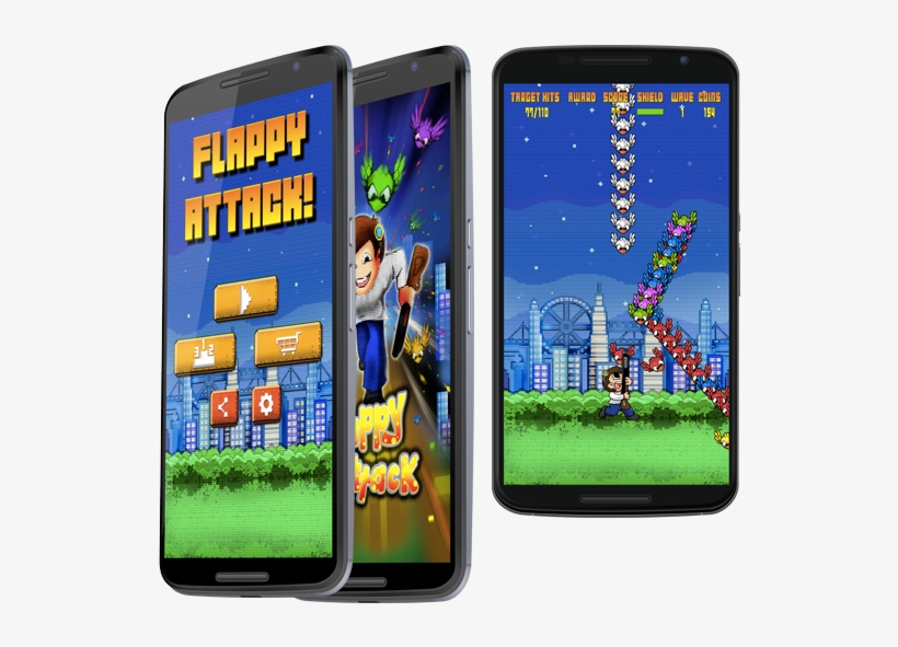 Flappy-mockup - Smartphone - 550x552 PNG Download - PNGkit