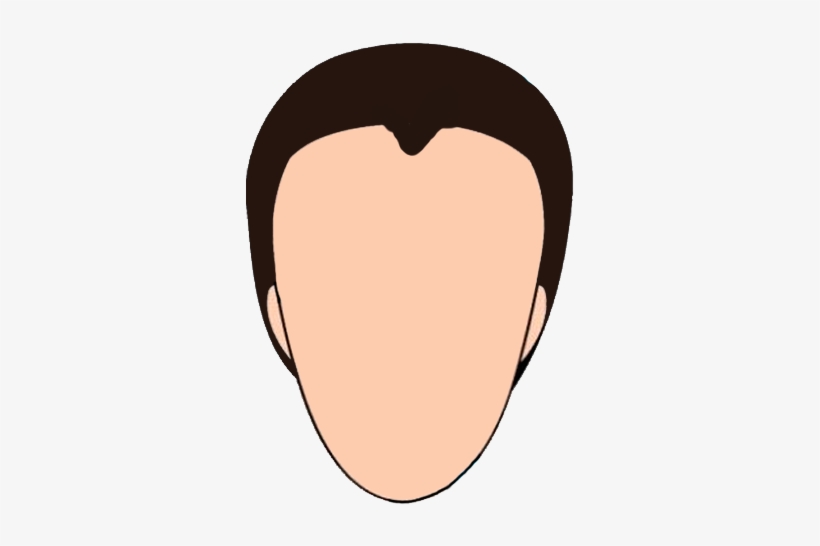 Heart-shaped Face - Cartoon Face Shape Png - 334x466 PNG Download - PNGkit