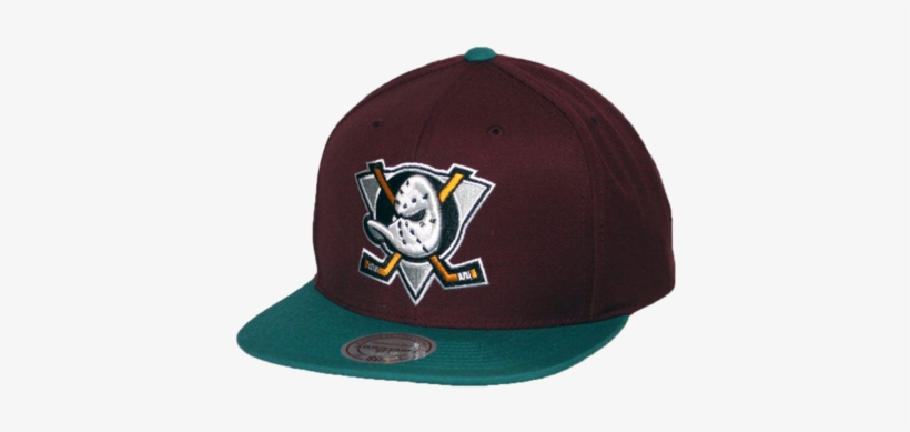 Anaheim Ducks Basic Logo Snapback Hat - Anaheim Ducks Mitchell & Ness ...