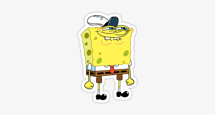 Download Transparent Spongebob Smirk $2 - Good Stickers For Snapchat ...