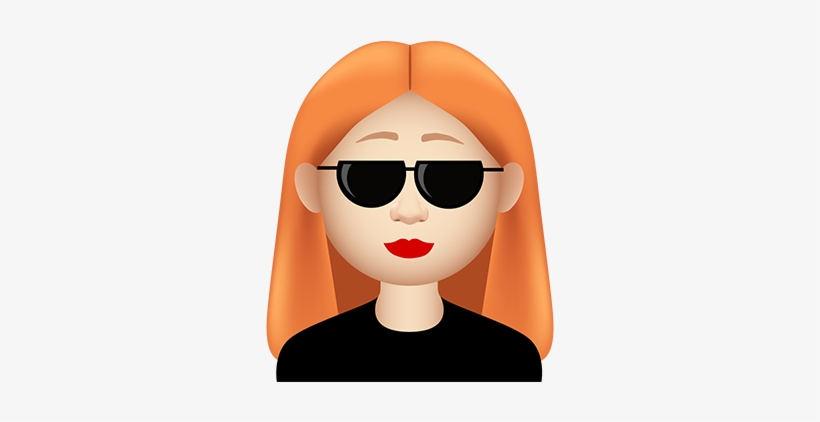 Gingermoji7 All408px 0028 Layer Comp 29 Straighthairgirlcool - Ginger ...