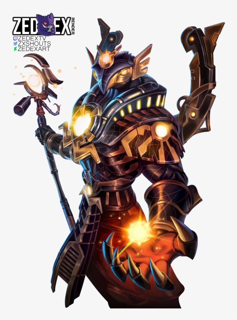 Smite // Render 0006 By Zedexart On Deviantart - Egyptian Mythology ...