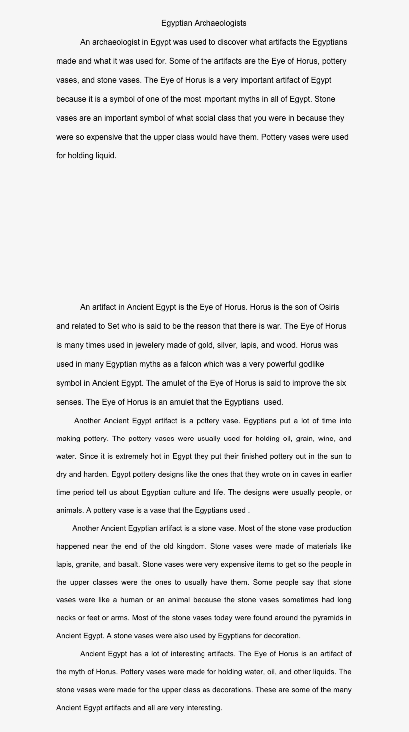 Egyptian Archaeologists An Archaeologist In Egypt Was - Research Paper ...