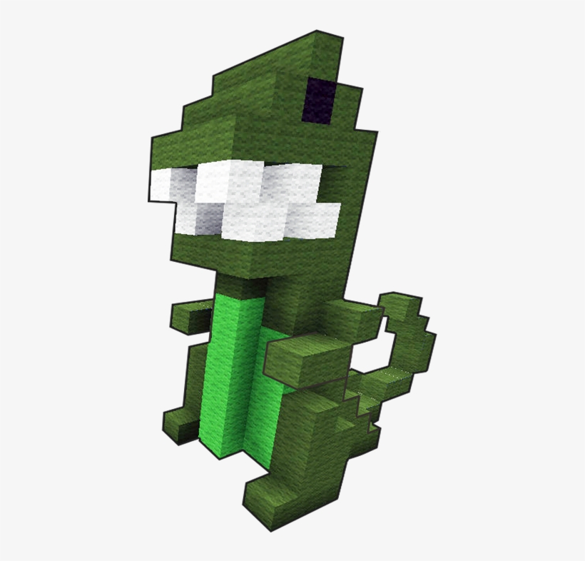 Download Transparent Let's Build A Little Green Dinosaur In Minecraft ...