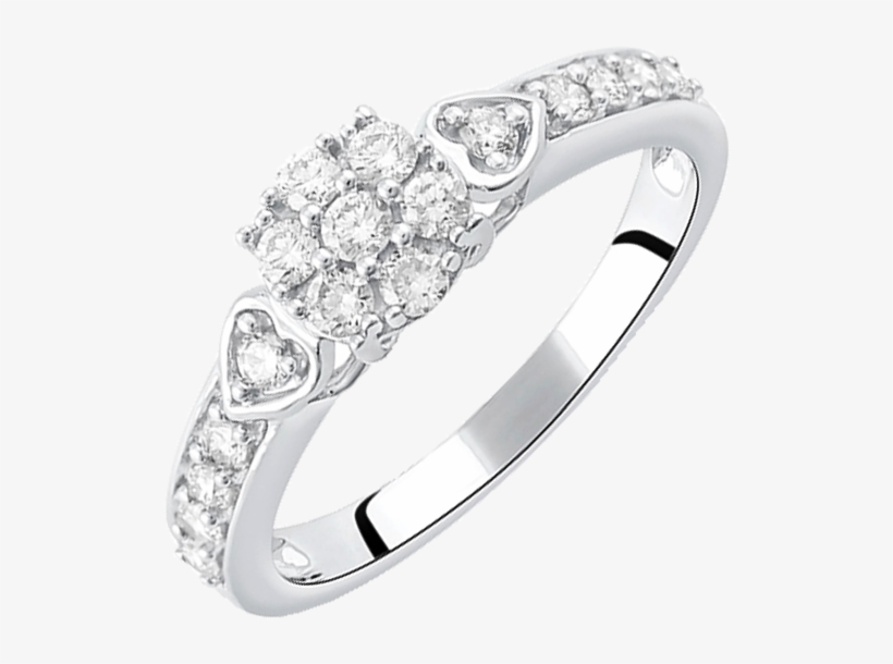 Banner Royalty Free Library Diamond White Cluster From - Ring - 606x774 ...