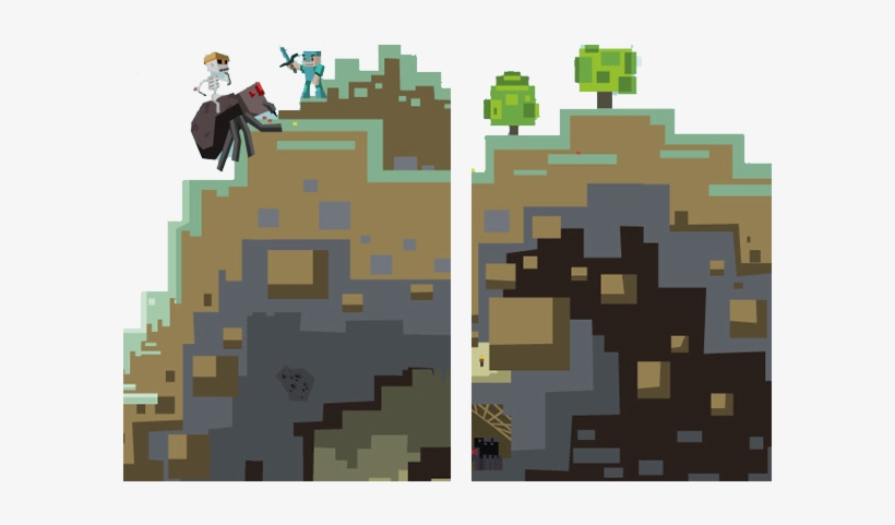 Minecraft Review 1b Medium - Polygon Minecraft - 611x400 PNG Download ...