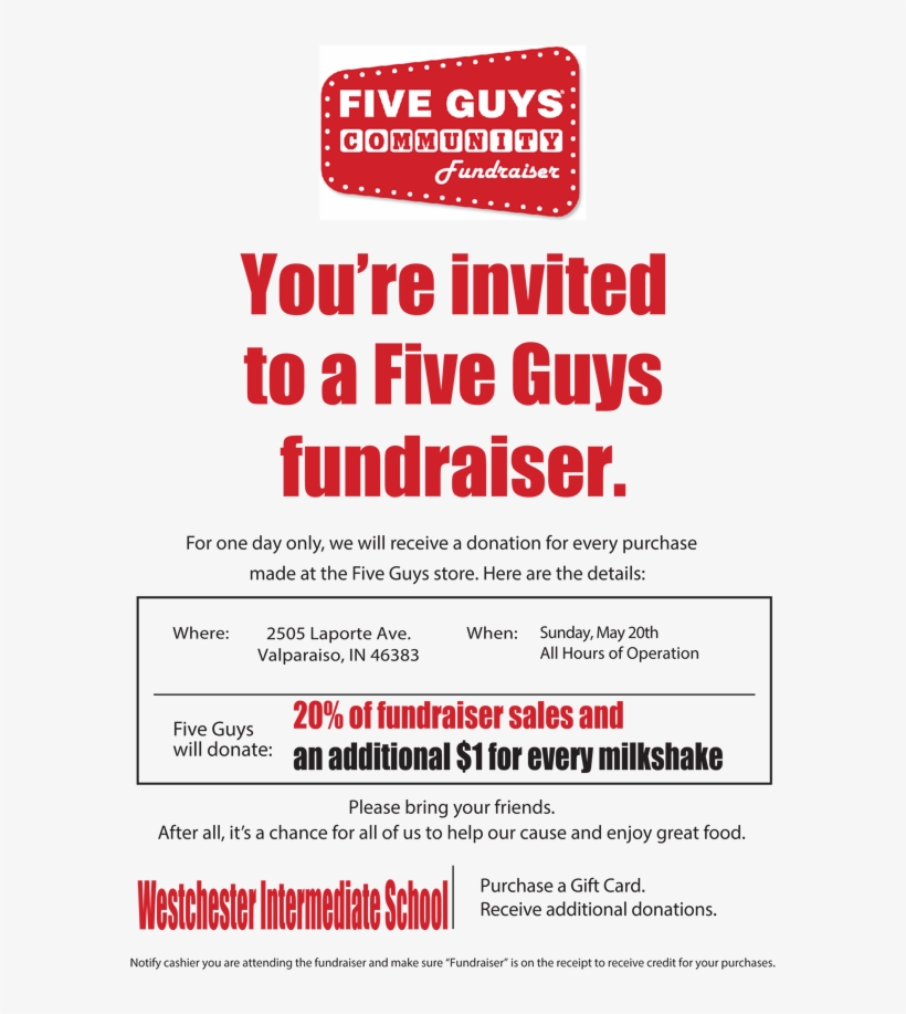 Five Guys Poster - 600x838 PNG Download - PNGkit