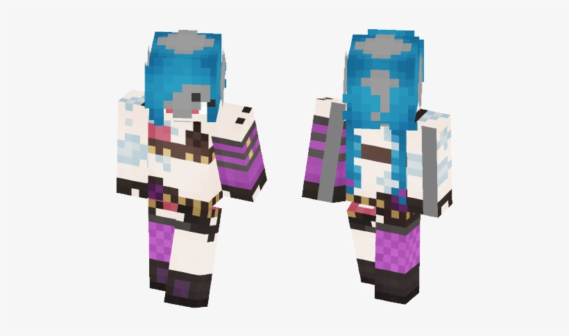 Jinx [league Of Legends] - Graphic Design - 584x497 PNG Download - PNGkit