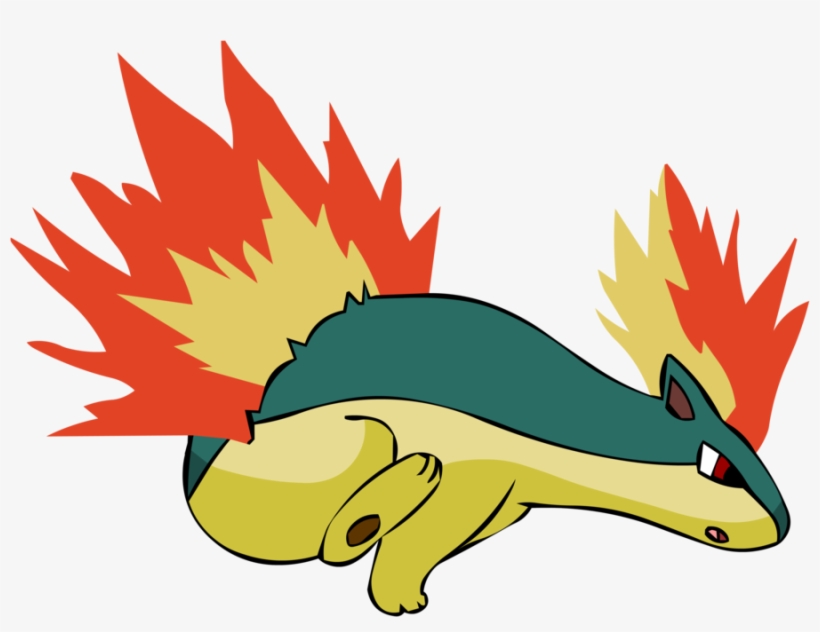 Quilava, Known As The Volcano Pokémon, Is The Evolution - Fire Badger ...