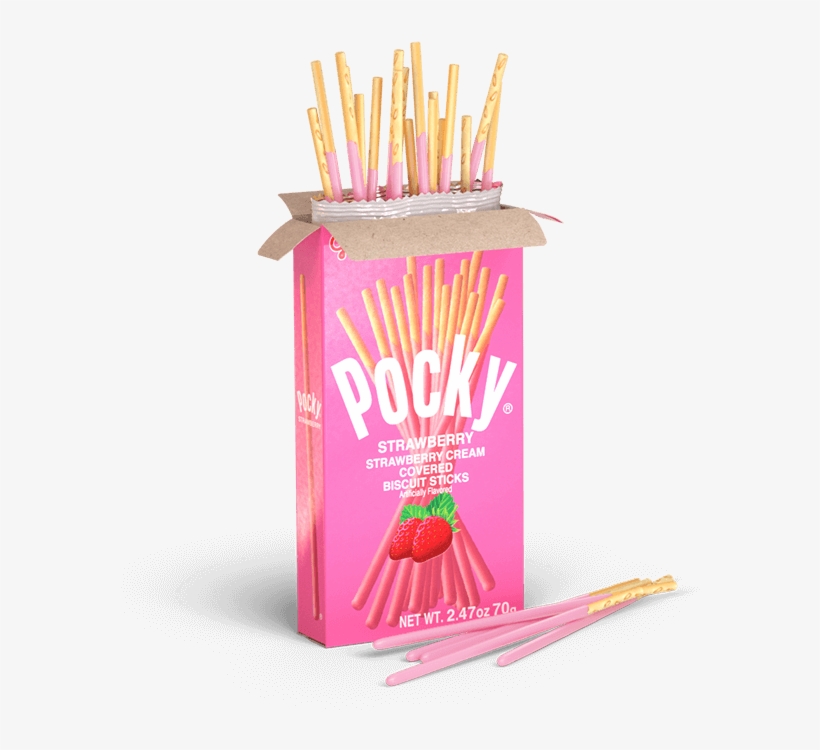 Pocky - Strawberry Flavor - Pocky Biscuit Stick 5 Flavor Variety Pack ...