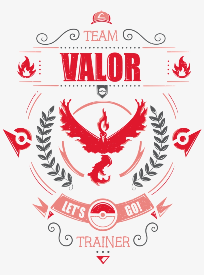 Valor Teefury - Team Valor Fire And Blood - 800x1067 PNG Download - PNGkit