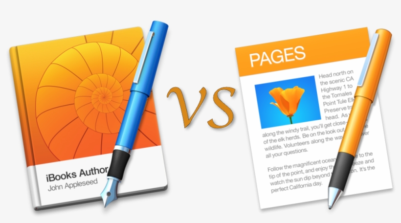 Ibooks Author And Pages Logos - Logo Pages Mac Os - 1000x500 PNG ...