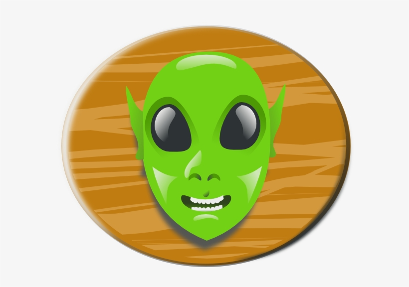 How To Set Use Mounted Alien Head Clipart - 600x496 PNG Download - PNGkit