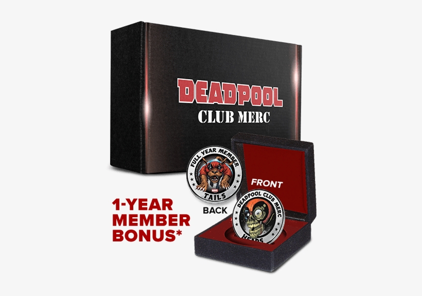 Sign Up For Yours - Deadpool Club Merc Crate - 440x505 PNG Download ...