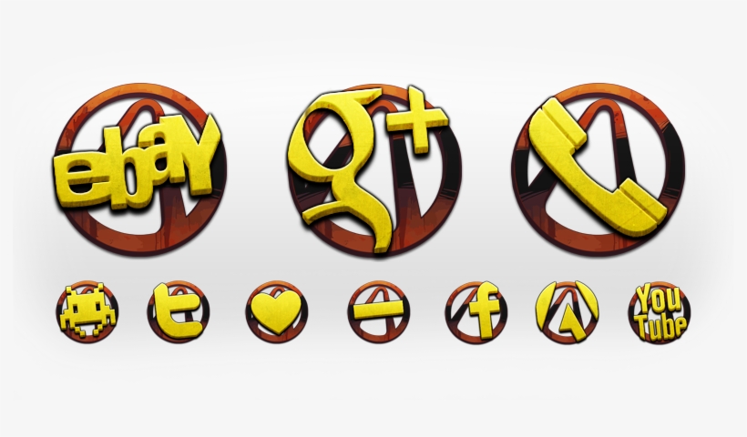 Icons Borderlands - 792x400 PNG Download - PNGkit