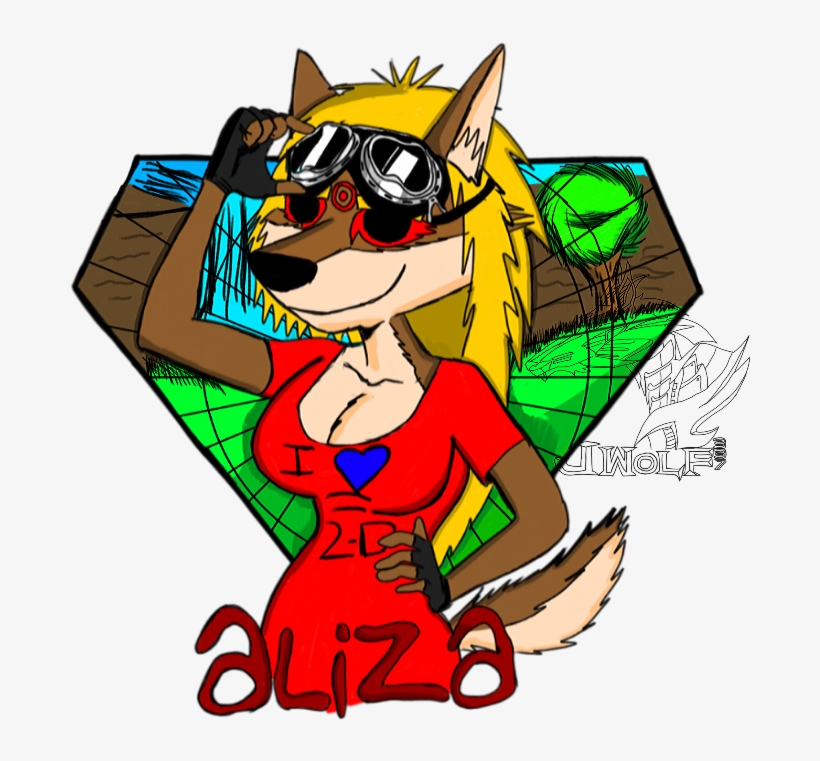 Download Transparent Aliza Wolf Gorillaz Style Stain Glass - Drawing ...