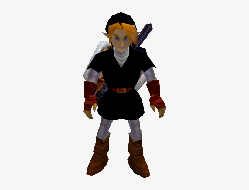 Black Link Ocarina Of Time - 276x548 PNG Download - PNGkit