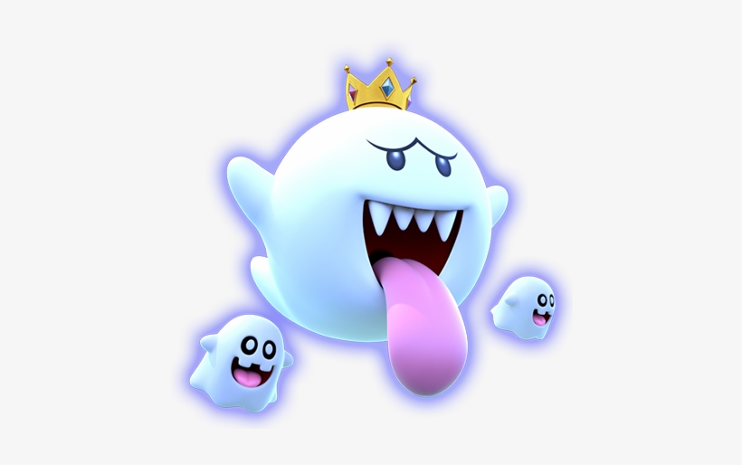 Kingboo Boo Ghost Mario Supermario - Boo Mario - 446x434 PNG Download ...
