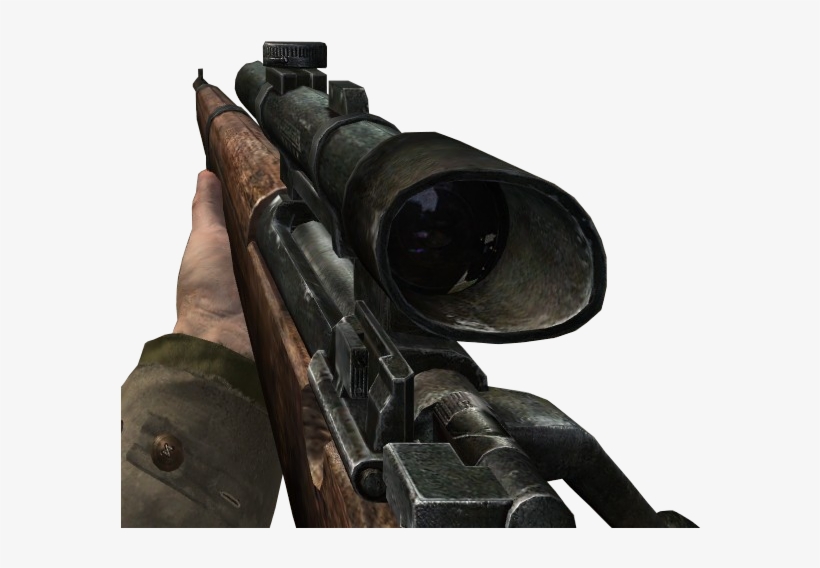 Call Of Duty Sniper Png Download - Call Of Duty 2 Png Guns - 579x501 ...