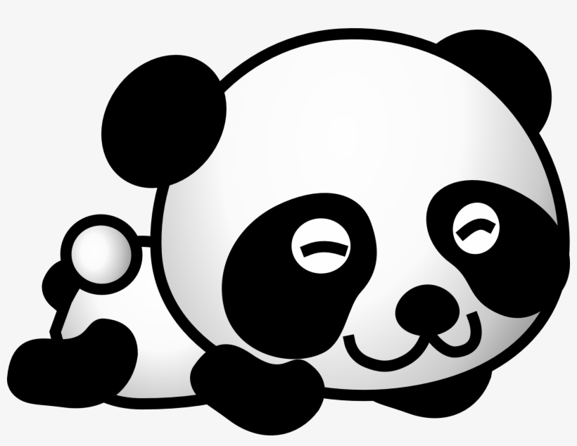 Panda Nose Png Transparent - Cute Panda Clipart - 1920x1391 PNG ...