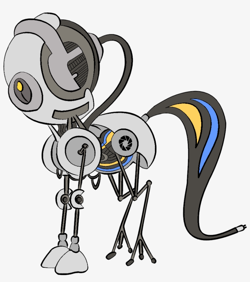 Aperture Science, Glados, Ponified, Portal , Robot, - Cartoon ...