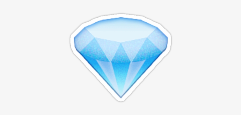 Diamond Emoji By Anna Wilson - Emoji Diamond - 375x360 PNG Download ...