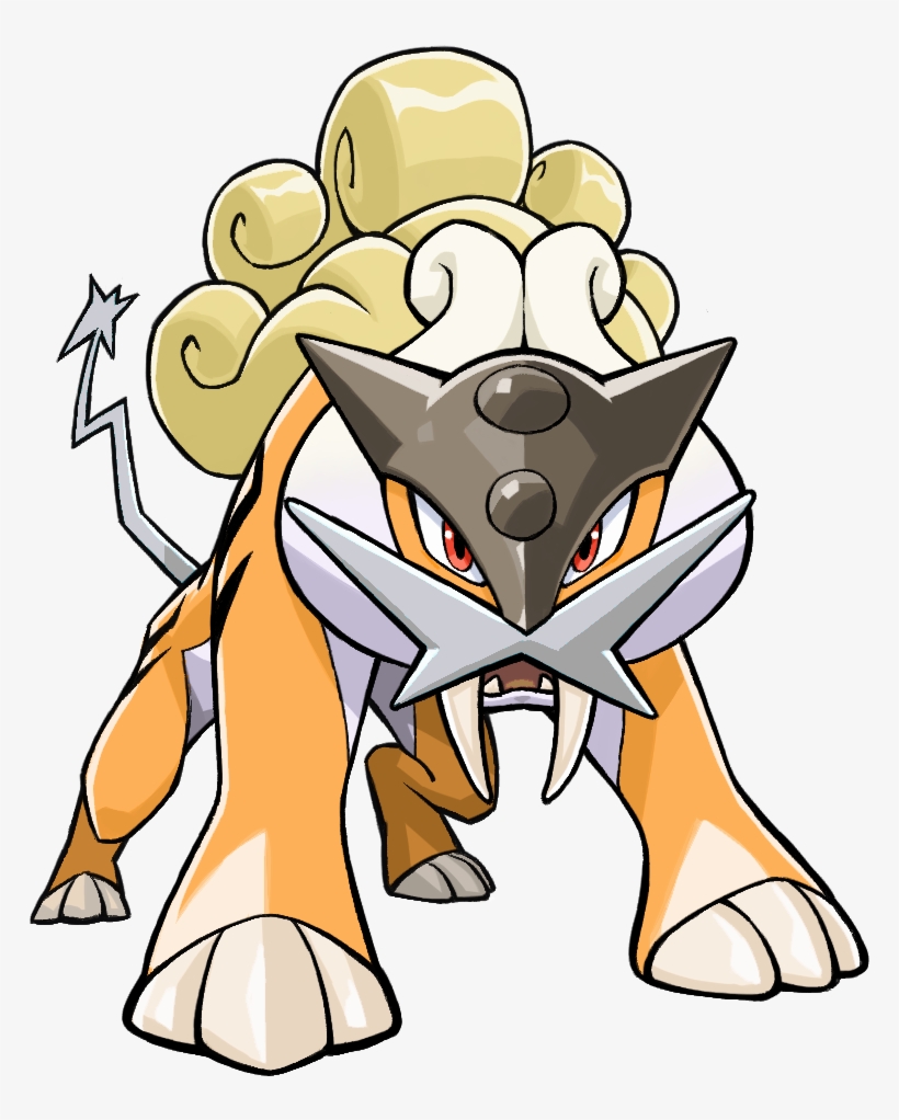 243 Raikou Pr Shiny - Pokemon Guardian - 773x948 PNG Download - PNGkit