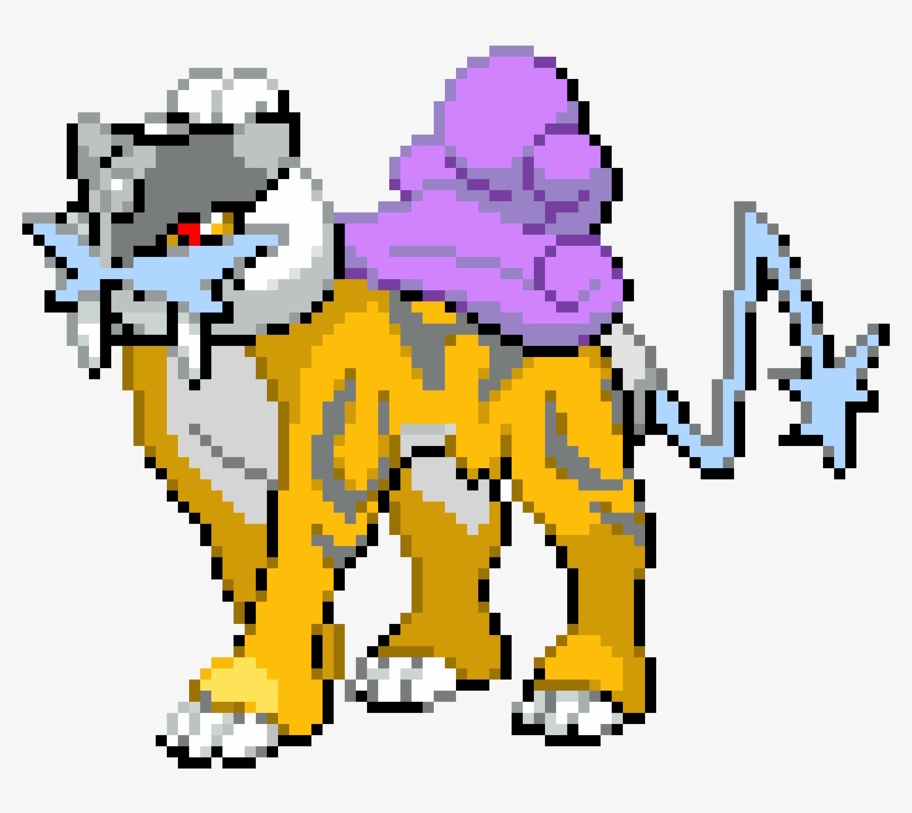 Raikou - Pokemon Suicune Entei Raikou Pixel - 920x880 PNG Download - PNGkit