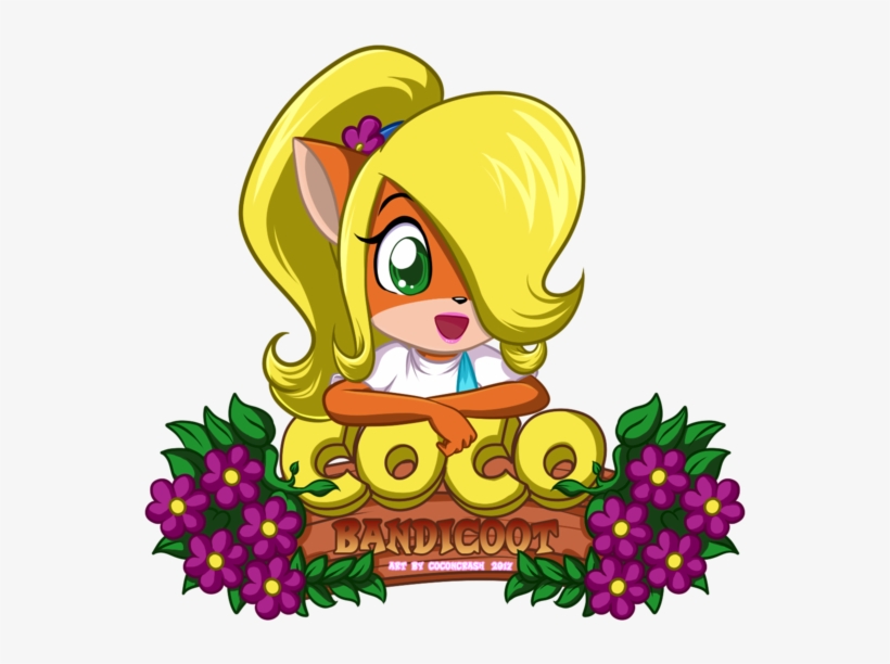 Download Transparent Coco Bandicoot Cute Logo By Coconcrash - Coco ...