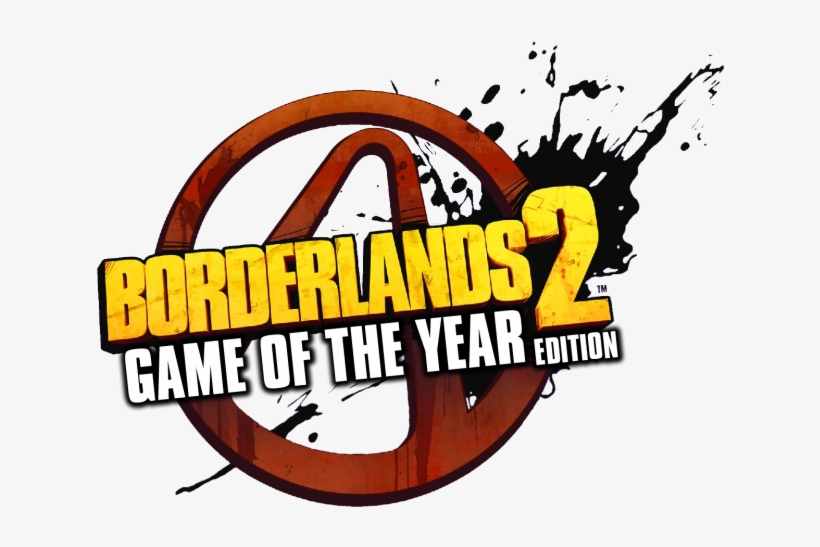 Borderlands 2 Game Of The Year Goty - Borderlands 2 Logo - 700x535 PNG ...