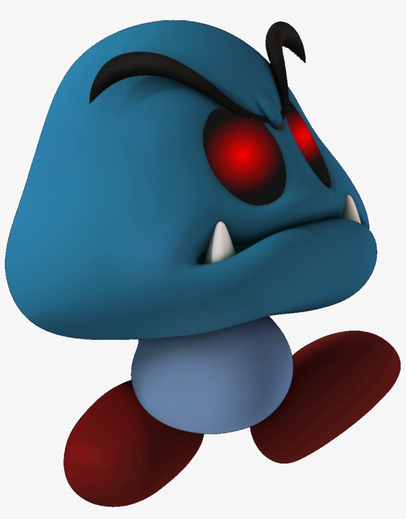 Darkey Goomba - Video Game - 1000x1229 PNG Download - PNGkit