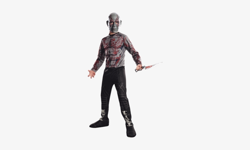 Kids Drax The Destroyer Costume - Rubies Guardians Of The Galaxy Drax ...
