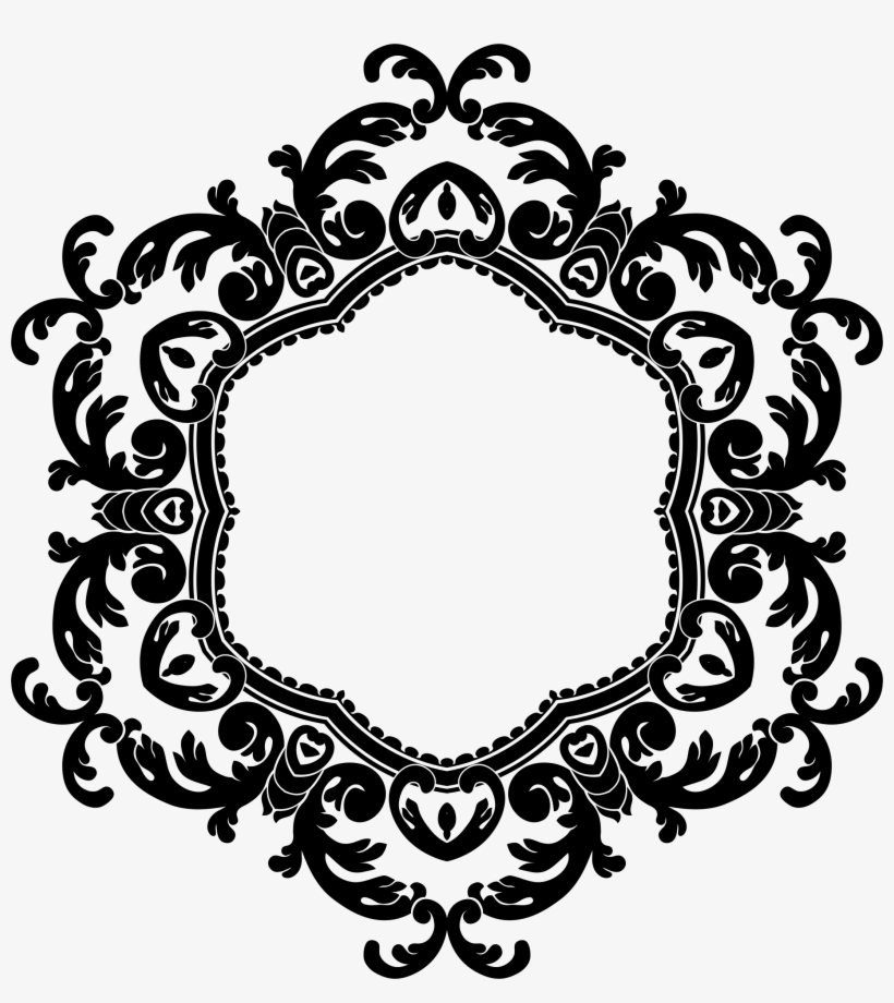 Vintage Black Frame Png - 2180x2340 PNG Download - PNGkit