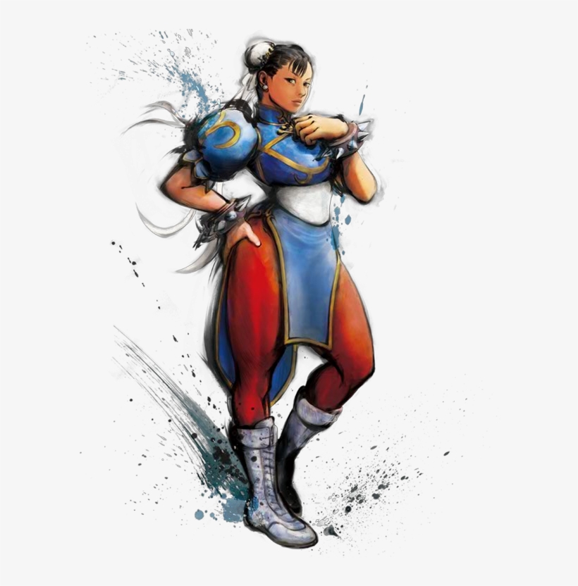 Chun Li Street Fighter 5 Png - Street Fighter Art Style - 613x751 PNG ...