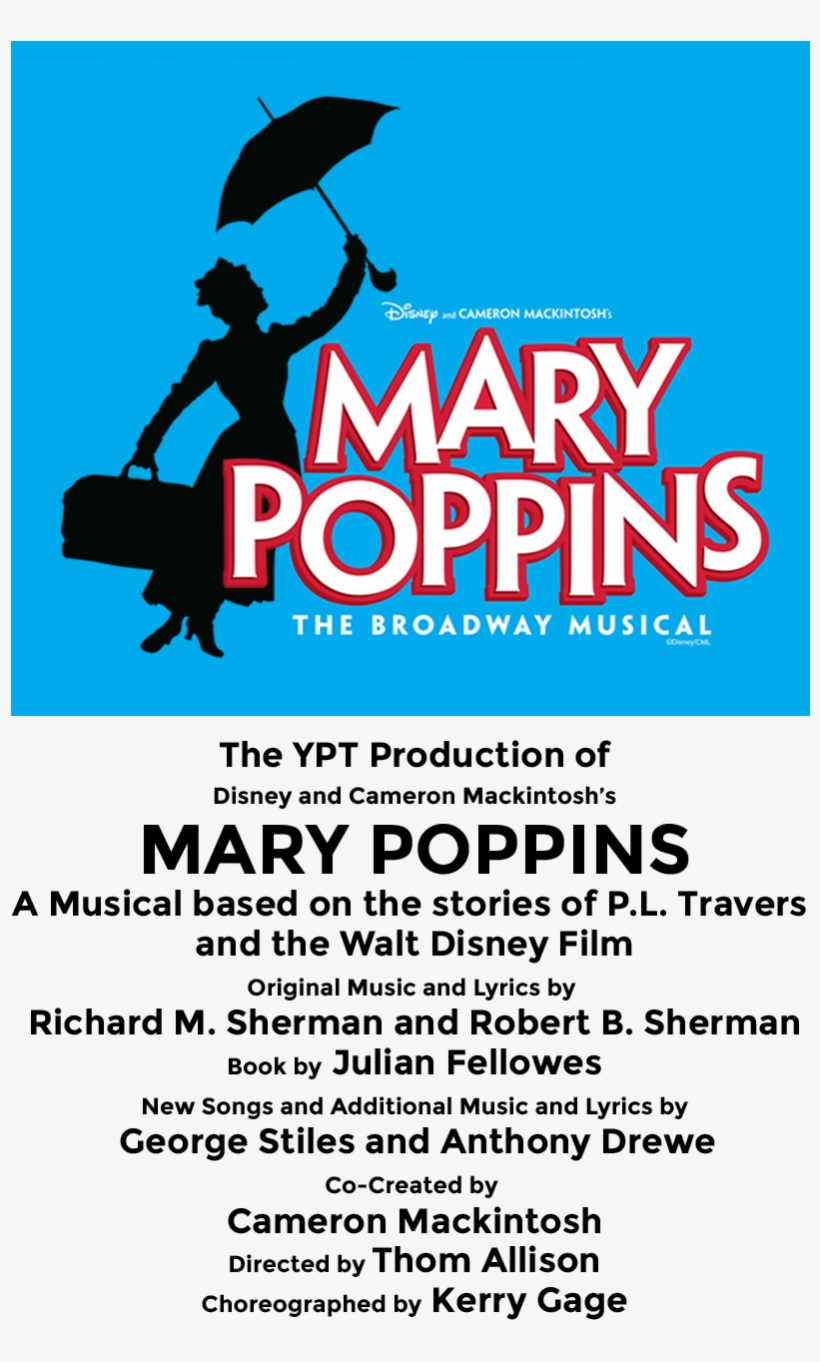 Mary Poppins - Mary Poppins Program Logo - 800x1304 PNG Download - PNGkit