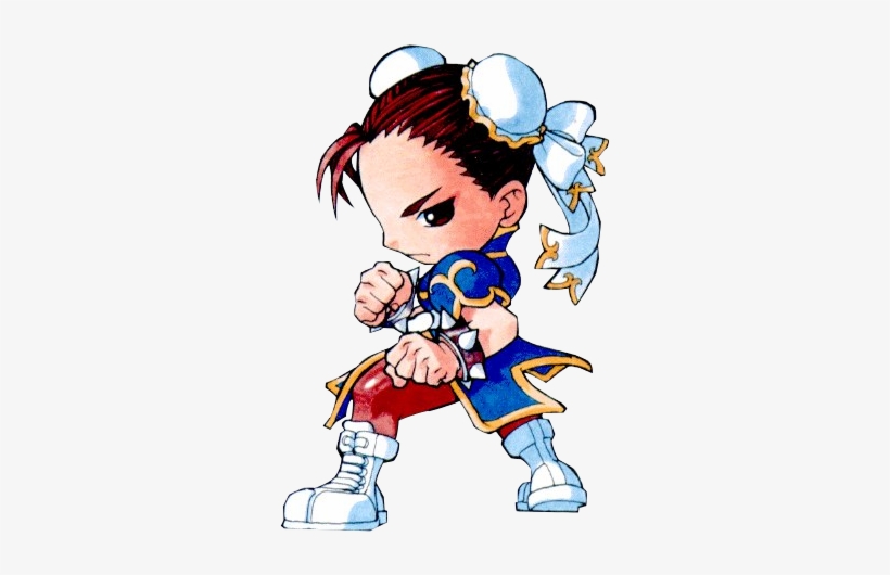 Chun Li Chibi Https - Super Deformation - 318x460 PNG Download - PNGkit